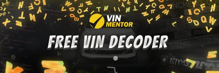 Free VIN Decoder - Decode Your VIN Online for Free